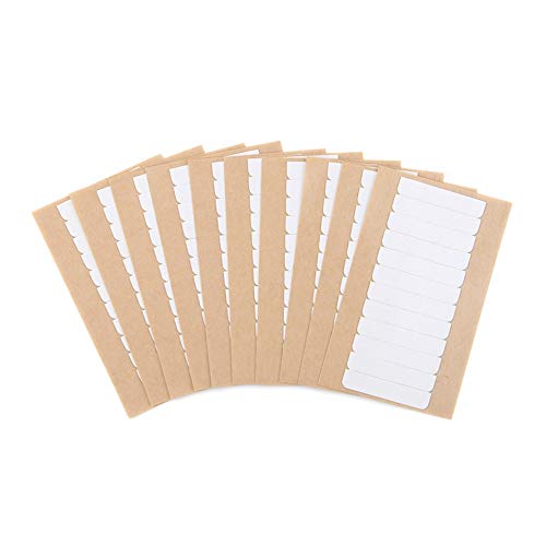 Sixstarhair Tape Replacement for Tape In Hair Extensions 120 Pieces per Pack Double Sided Adhesive Hair Extension Tape Tabs 4cm x 0.8cm No Residue Tapes