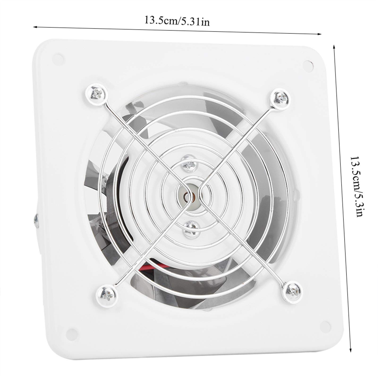 4-Inch 25W Silent Exhaust Fan, Kitchen and Bathroom Exhaust Fan, Window Type Ventilation Fan, Low Noise Air Vent Ventilation