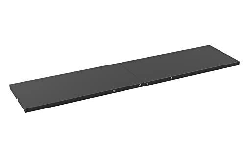 ADDOK 1 Piece Metal Laminate Shelf Easy Installed, Durable Shelving Board for Storage Shed Unit (51”x13”x1”)