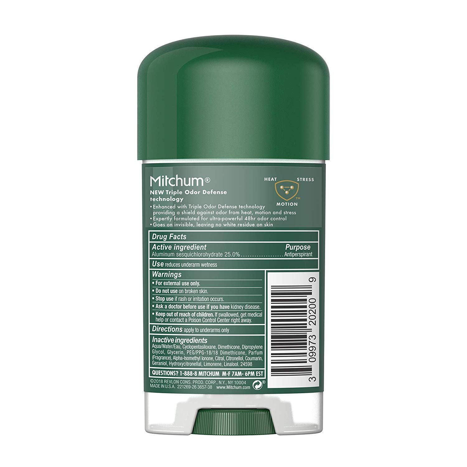 Mitchum Gel Mountain Size 2.25z Mitchum Mountain Air Clear Gel Anti-Perspirant & Deodorant (2-pack)
