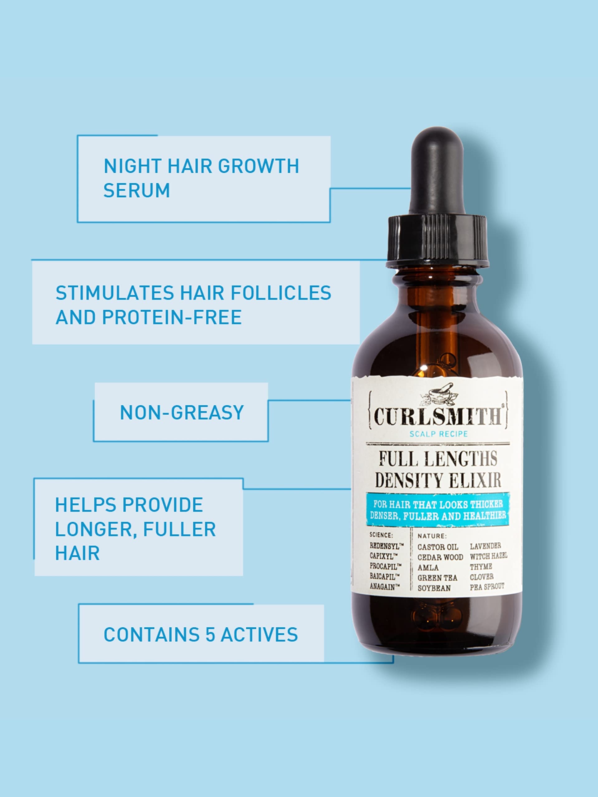 Curlsmith Full Lengths Density Elixir 2 oz / 60 mL