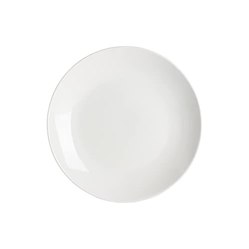 10 Strawberry Street Simply Coupe Dinnerware Set, White, Service for 4 ( 12 Piece)