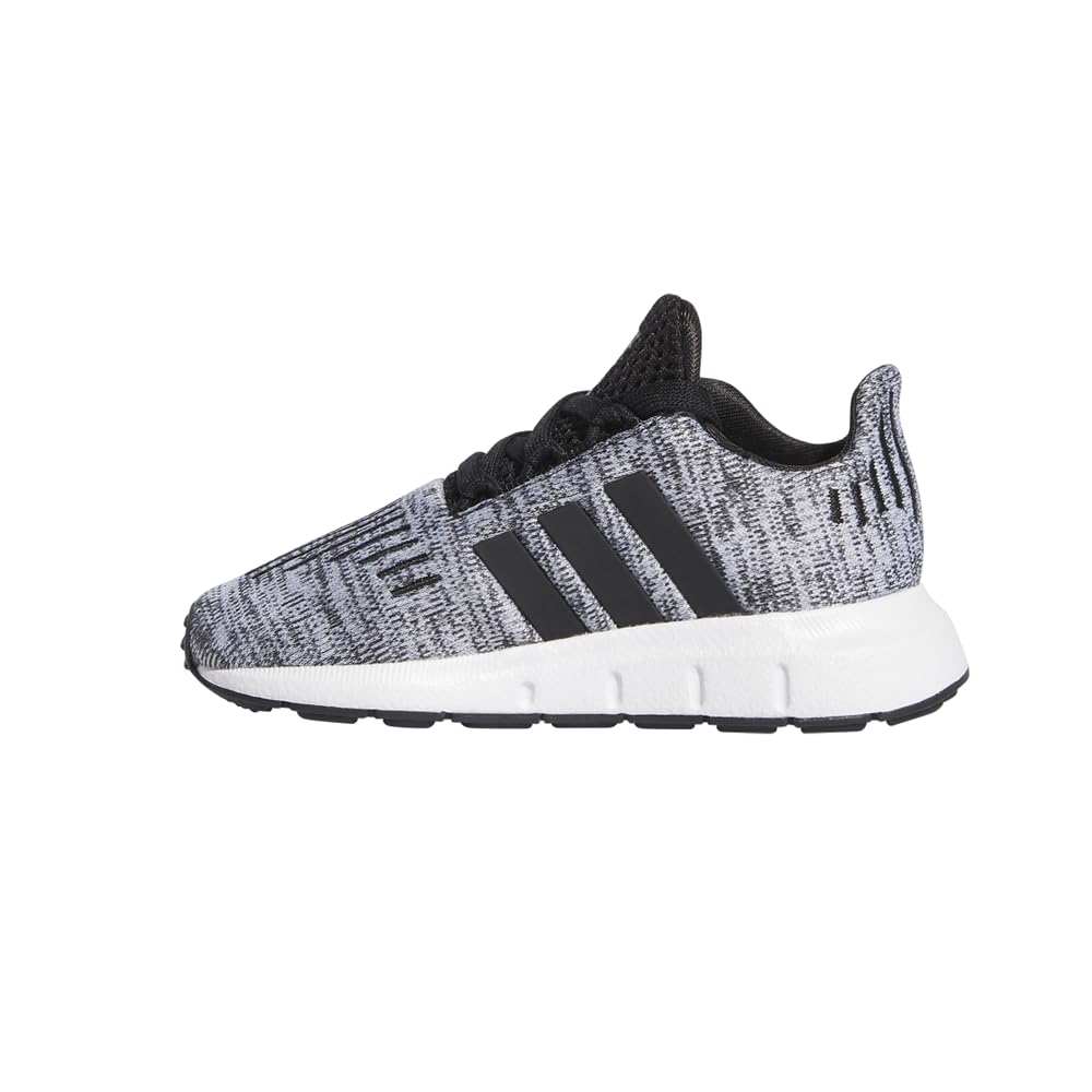adidas Originals baby boys Swift Run Sneaker, White/Black/Black, 6.5 Toddler US