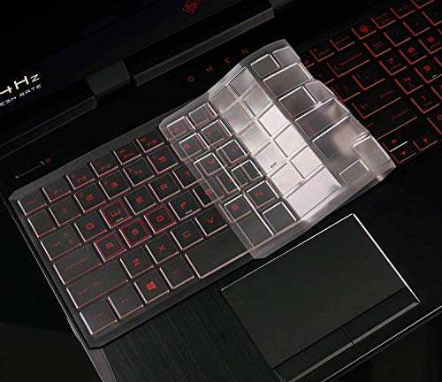 Ultra Thin Keyboard Cover for Newest HP OMEN 15-DC 15.6", Clear Keyboard Protective Skin for HP 15-dc0010nr 15-dc0020nr 15-dc0030nr 15-dc0051nr dc0052nr 15-dc0086nr 15-dc0087nr 15-dc0096nr Laptop