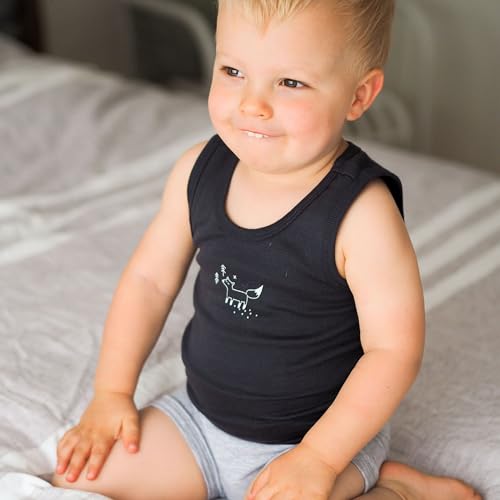 CONNI Kids Training Boxer Pants Soft Shorts Reusable Toddler Potty Training Underwear Waterproof Easy Pull Up Youth Incontinence Aqua Sizes 8-10
