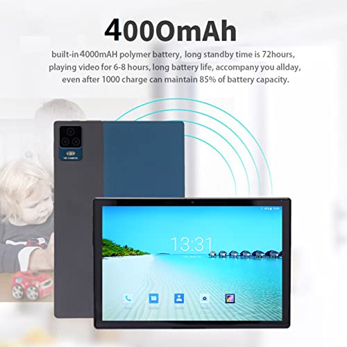 10.1 Inch Tablet for Android 8.1, IPS HD Screen, Octa Core CPU 2GB RAM 32GB ROM, Dual SIM 4G Calling Tablet, Bluetooth WiFi Gaming Tablet 4000mAh
