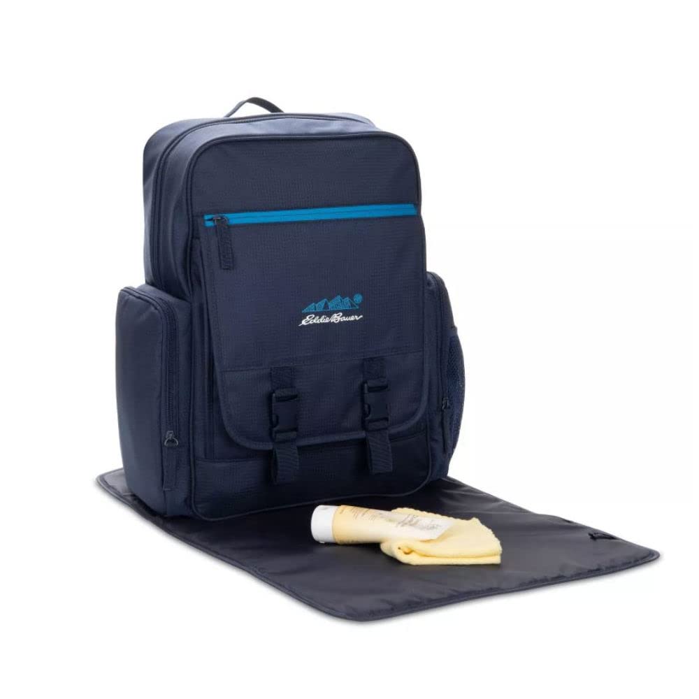 Eddie Bauer Harbor Back Pack Diaper Bag - Navy