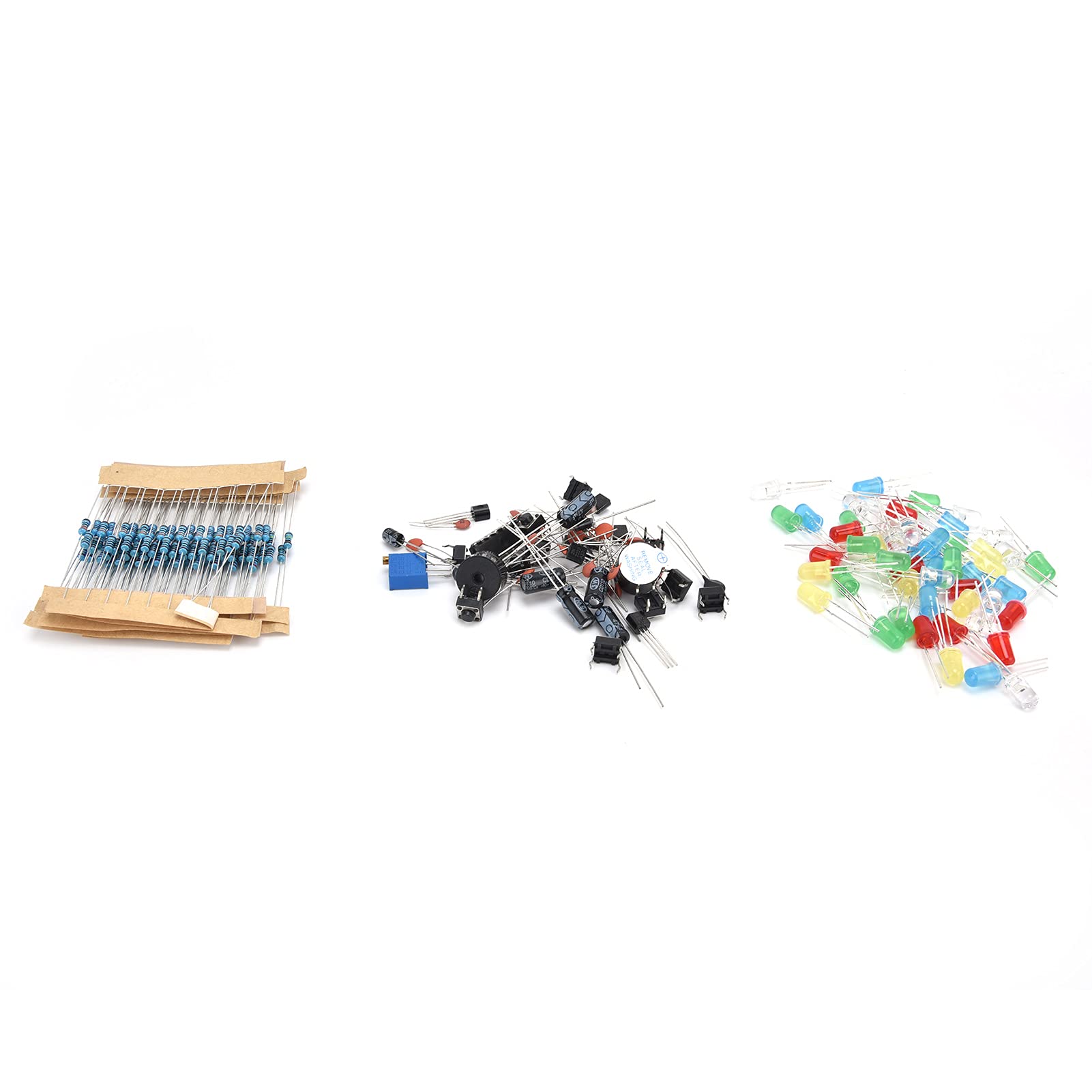 Components Kit, Electronic Component Assorted Kit, Starter Electronics Package 830‑Hole Breadboard DIY Tool for R3/MEGA2560
