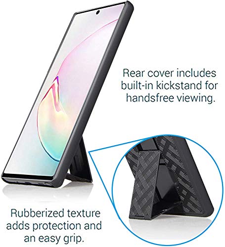 Aduro Cell Phone Holsters for Samsung Galaxy Note 10 Plus Case Protector Includes Belt-Clip & Built-in Kickstand