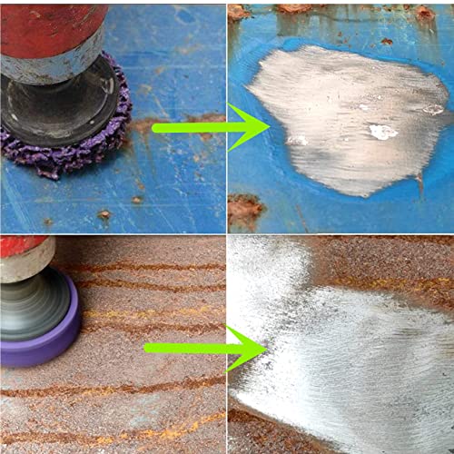 15pcs 2 Inch Strip Discs Stripping Wheel for Drills, Die Grinder Clean and Remove Paint, Rust Welds and Oxidation, Easy Strip Wheel with 1/4’’ Grinding Discs
