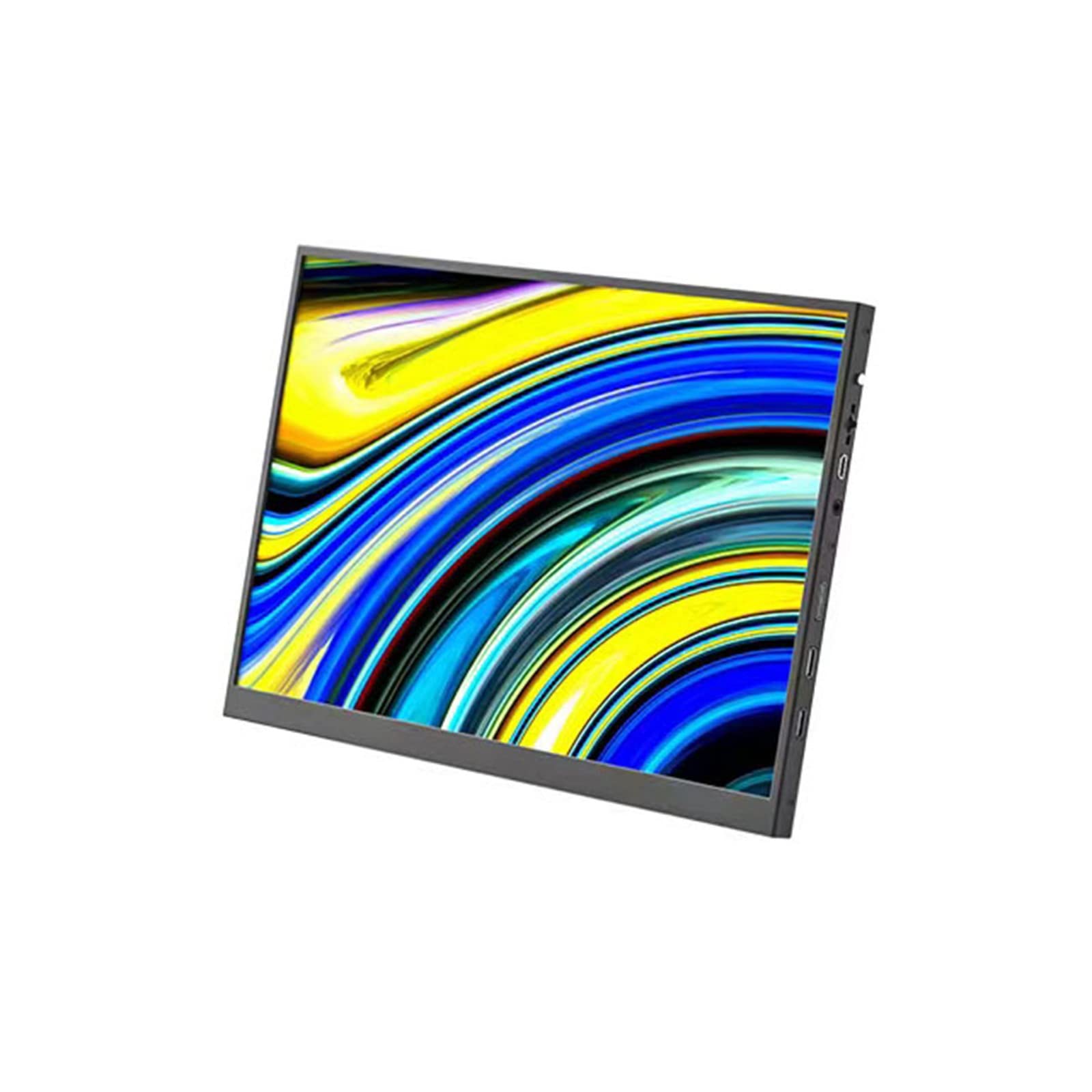 10.5/14/15.6in Portable Display HD Desktop Extension Screen, 1920 * 1080/60hz, Built-in Speakers, Can Be Wall-Mounted (Color : Black, Size : 15in)