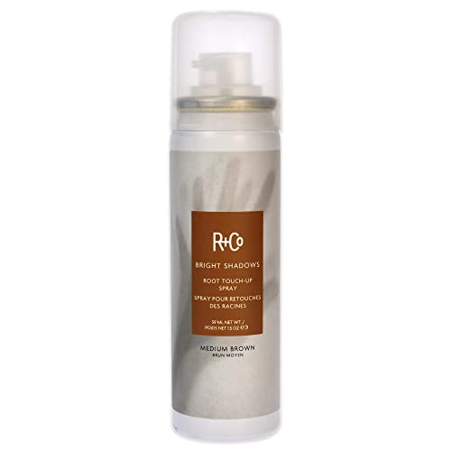 R+Co BRIGHT SHADOWS Root Touch-Up Spray Medium Brown 59 ml / 1.5 oz