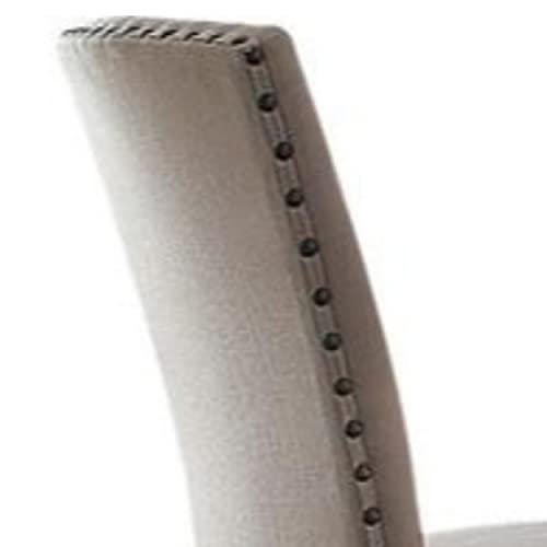 ACME Nolan Side Chair (Set-2) - 72852 - Linen & Salvage Dark Oak