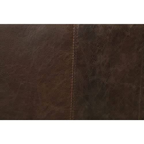 ACME Porchester Sofa - - Distress Chocolate Top Grain Leather