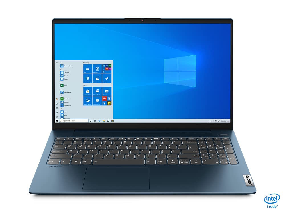 Lenovo IdeaPad 5 Business 15 Laptop 15.6" FHD IPS Touchscreen 11th Gen Intel 4-Core i7-1165G7 12GB RAM 1TB SSD Fingerprint Backlit Keyboard USB-C Dolby Win10 Blue + HDMI Cable