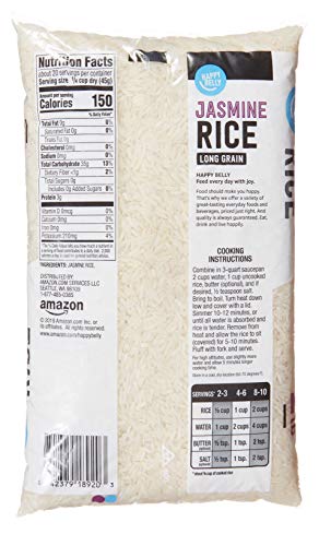 Amazon Brand - Happy Belly Jasmine Rice, 2 lb