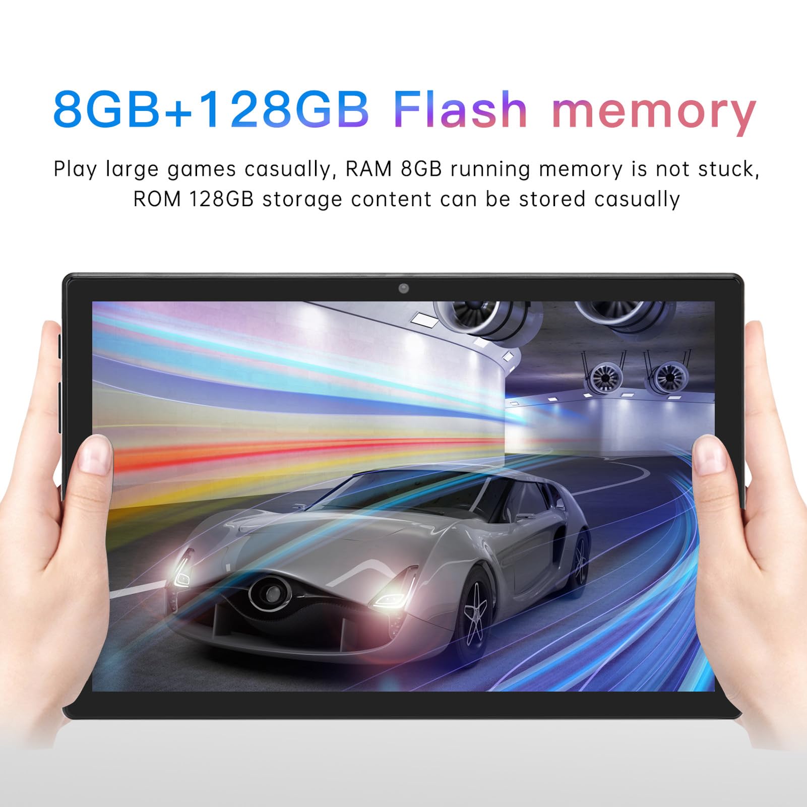 10.1 inch Tablet for Android 11, 8GB+128GB, 3200x1440 HD Screen, MTK6750 8 Core CPU Processor, 5G WiFi 4G LTE Calling Tablet (Blue)