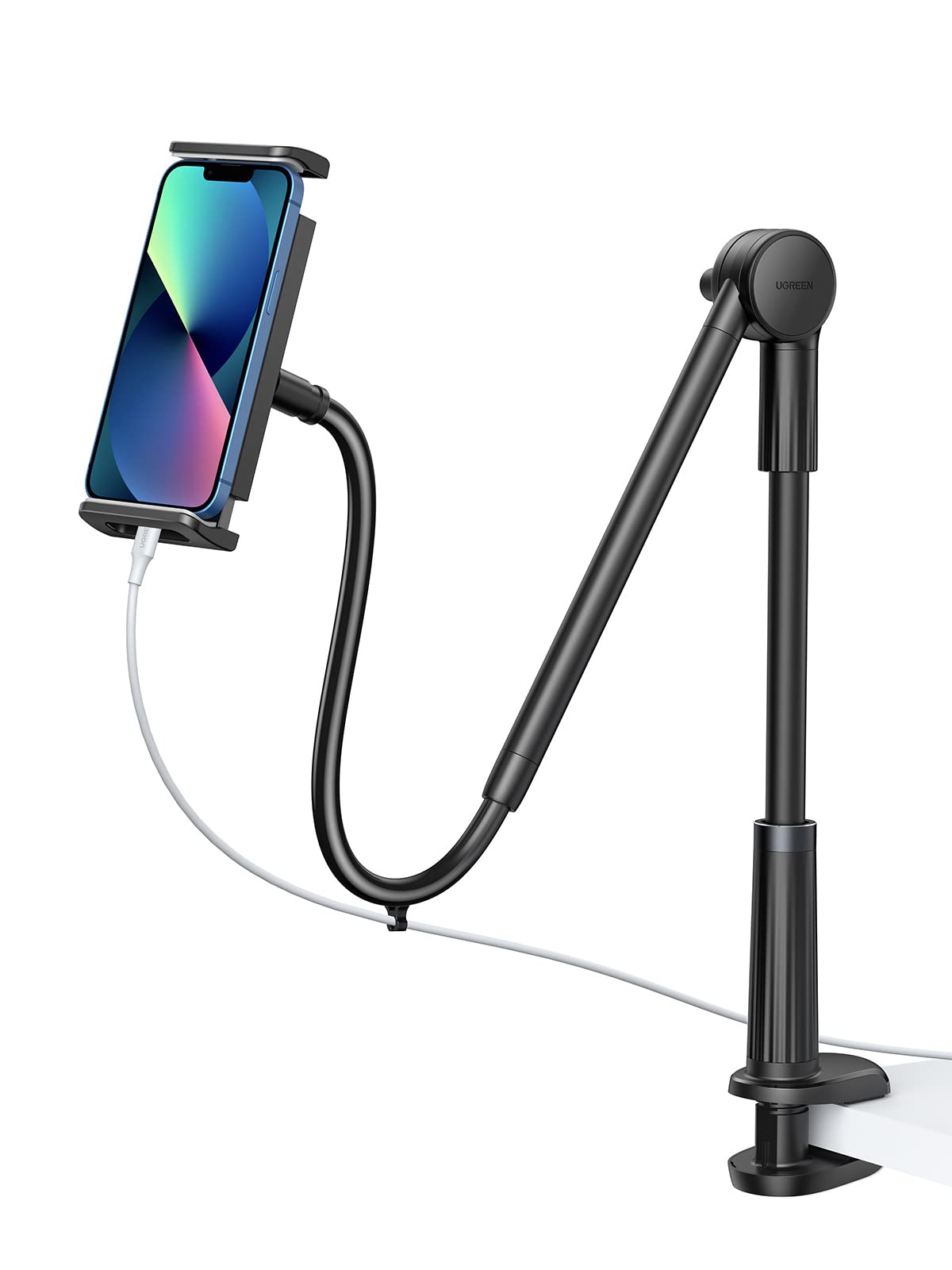 UGREEN Arm, Gooseneck, Swivel Tablet Stand for Apple iPad Pro, iPhone 6