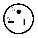 Parkworld 61605 EV Adapter Cord NEMA 5-20P to 14-50R (ONLY for Tesla UMC or Other EV Charging, NOT for RV) 14 inch.