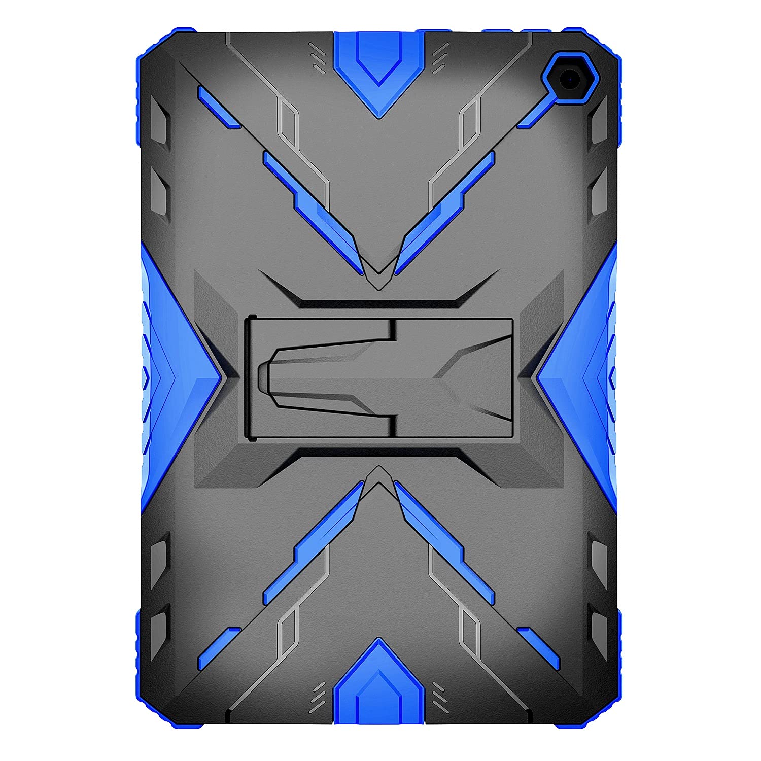 MaoMini for Kindle Fire HD 8 Case/HD 8 Plus Case 2020 Release 10th Generation,Kickstand Heavy Duty Armor Defender Cover (Blue)
