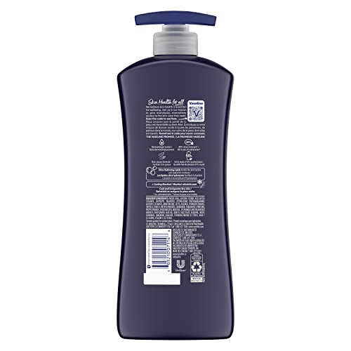 Vaseline Men Cooling Hydration 3-in-1 Face, Hands & Body Lotion for Men for Dry Skin with Menthol & Ultra-Hydrating Lipids 20.3 oz, Pack of 4