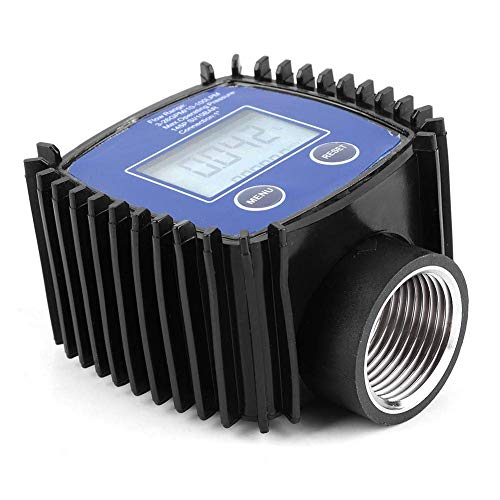 1″ Digital Flow Meter,Multipurpose High Accuracy Water Diesel Flowmeter,Flow Meter for Garden Hose,for Diesel, Gasoline, Urea, Chemical Liquid, Water, Oil and Other Media
