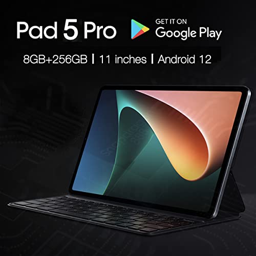 10.1 inch Android 12 Tablet, Latest Octa-Core Processor, 256GB ROM+8GB RAM Storage, 16MP+32MP Camera, 128GB Expand Support, IPS Full HD Display, Bluetooth, WiFi, Dual-SIM Tablet丨Grey