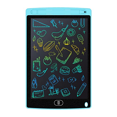 2 Pack LCD Writing Tablet Drawing Writing Board Erasable Doodle Pad Toy for Kids Learning Education 8.5 inch Blue and Pink