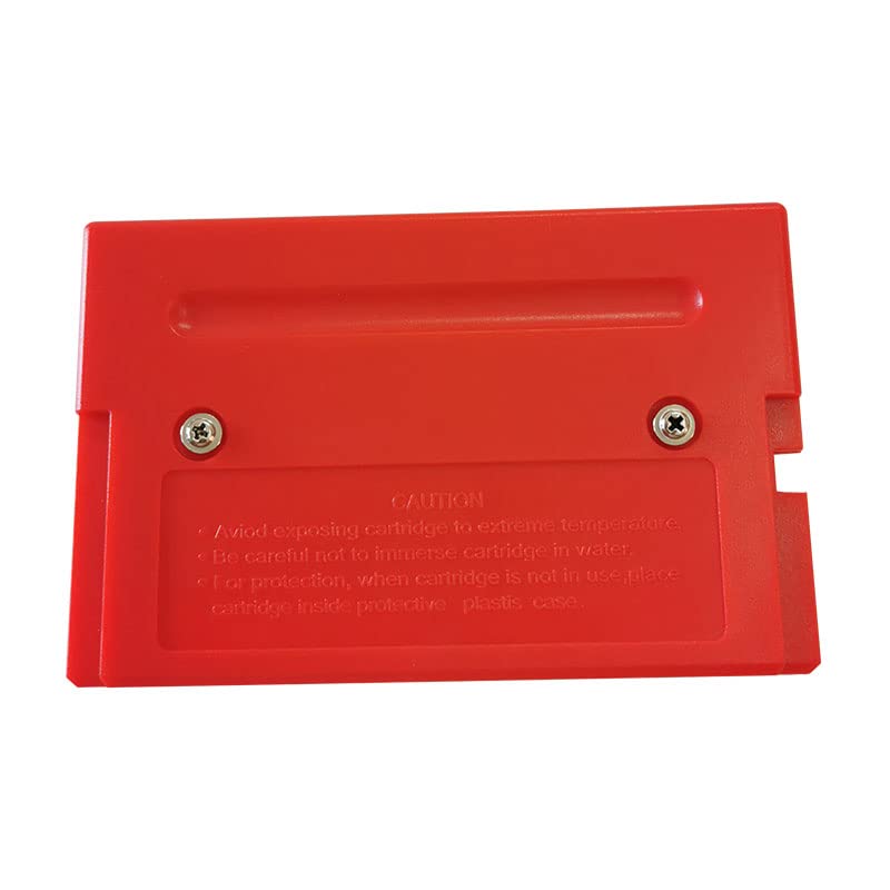 10/pcs Replacement Game Card Shell for Sega Game Cartridge Cover Plastic Case Red Shell