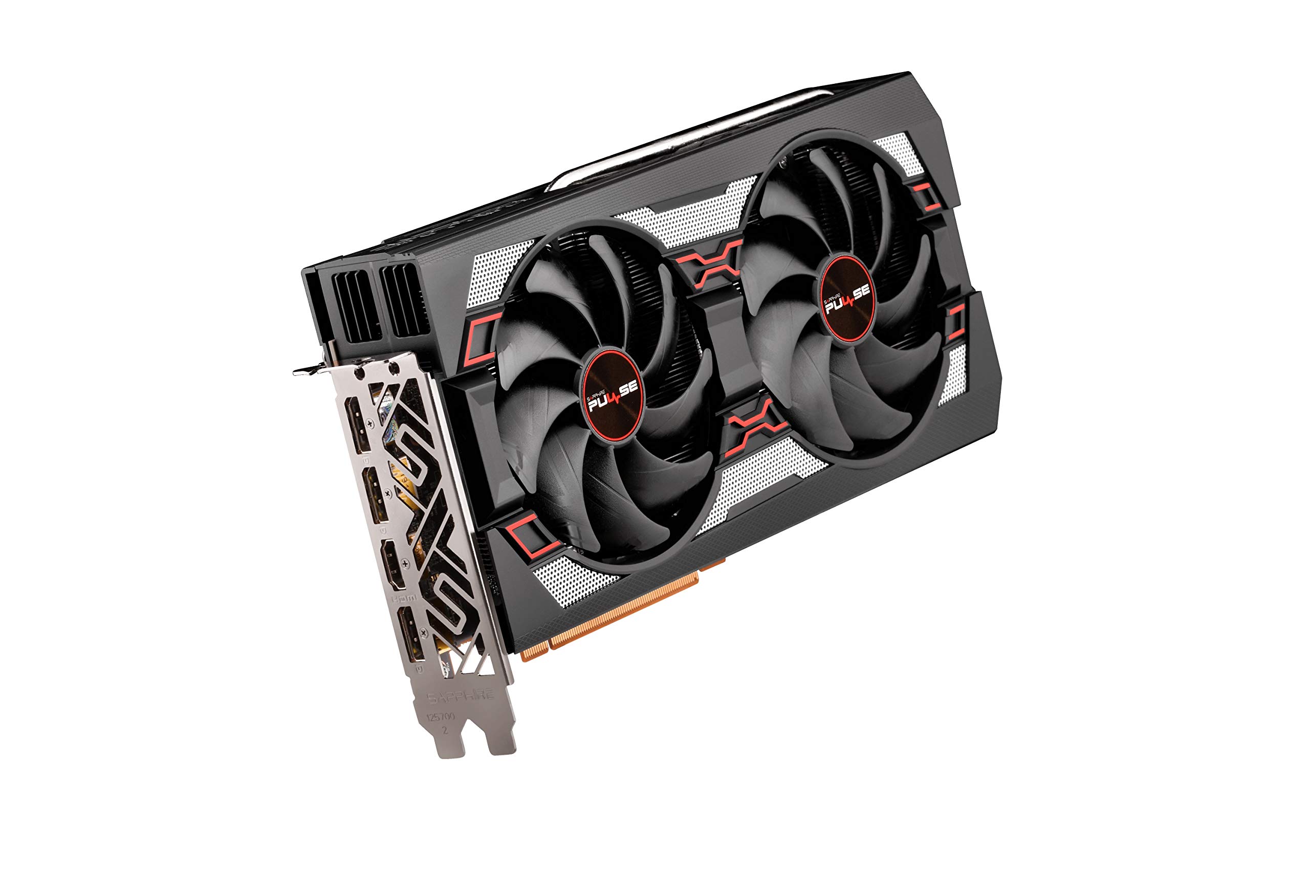 SAPPHIRE 11296-01-20G Radeon Pulse RX 5600 XT 14GBPS 6GB GDDR6 HDMI / Triple DP OC w/ Backplate (UEFI) PCIe 4.0 Graphics Card