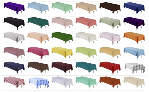 AK TRADING CO. 60 x 102-Inch Rectangular Polyester Tablecloth - Sage