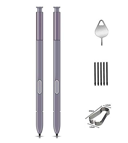 2PCS Galaxy Note 8 Pen, Stylus Touch S Pen Replacement for Galaxy Note 8 N950U N950W N950FD N950F Tips/Nibs+Eject Pin (Gray)