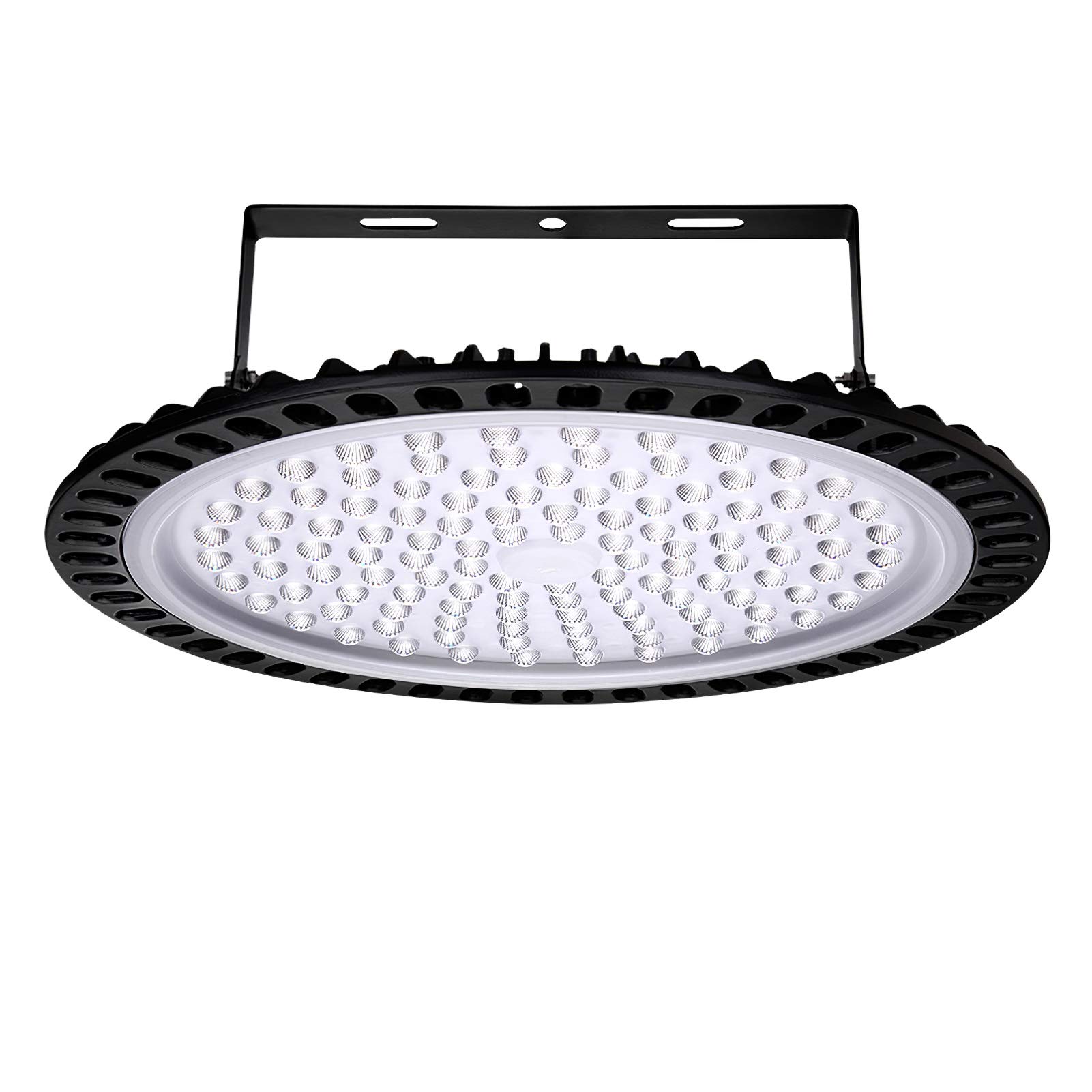 500W UFO LED High Bay Light,50000 Lumen,6000-6500K,IP54, Waterproof Dust Proof, Warehouse LED Lights High Bay Lighting for Garage, Factory, Gymnasium, Basement, Parking（Newest Design ）
