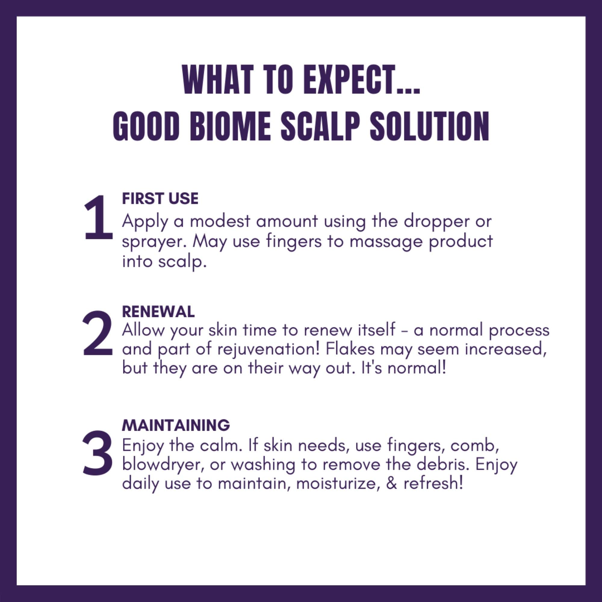 Bea's Bayou Good Biome Scalp Treatment Solution - Helps Reduce Appearance of Itch & Flakes - Promote Hair Retention - Moisturizing - 2.7 fl oz - Magnolia