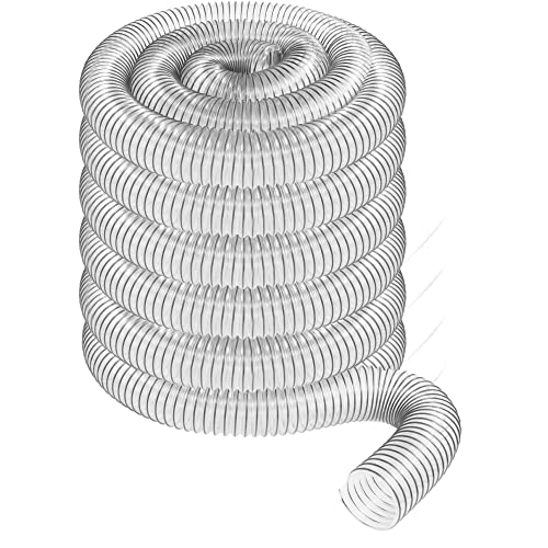 2.5" x 50ā Ultra Flex Clear Vue Heavy Duty PVC Dust Debris and Fume Collection Hose MADE IN USA!