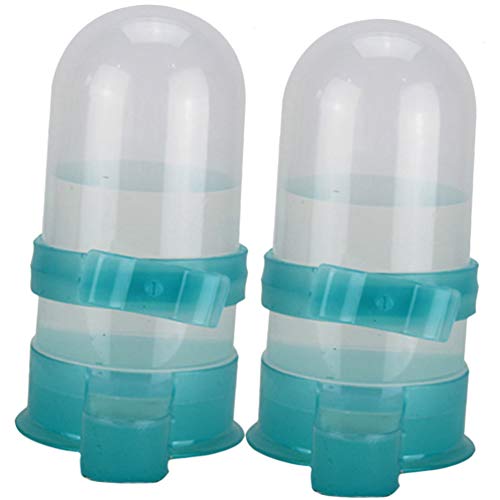 Baluue Plastic Bird Drinker - 2pcs Pigeon Feeder Automatic Birds Feeder Food Dispenser Feeders for Cage, Parrot Feeder for Parakeet Canary Cockatiel Finch