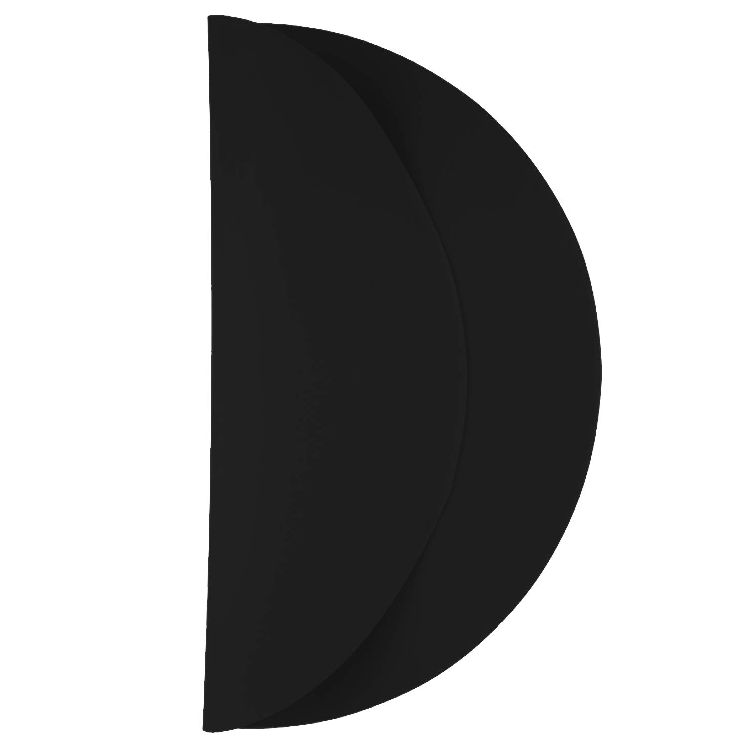 12" Inch Silicone Microwave Multi-Mat, Non-Stick Heat Resistant Oven Mat Microwave Trivet Mat - 2 Pack (Black)