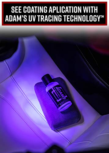 Adam's UV Leather & Vinyl Interior Ceramic Coating - Ceramic Nano Glass Coating for Hard Interior Surfaces | Ultimate Protection for Your Leather, Vinyl, Plastics, Dashboard, More (UV Complete Kit)