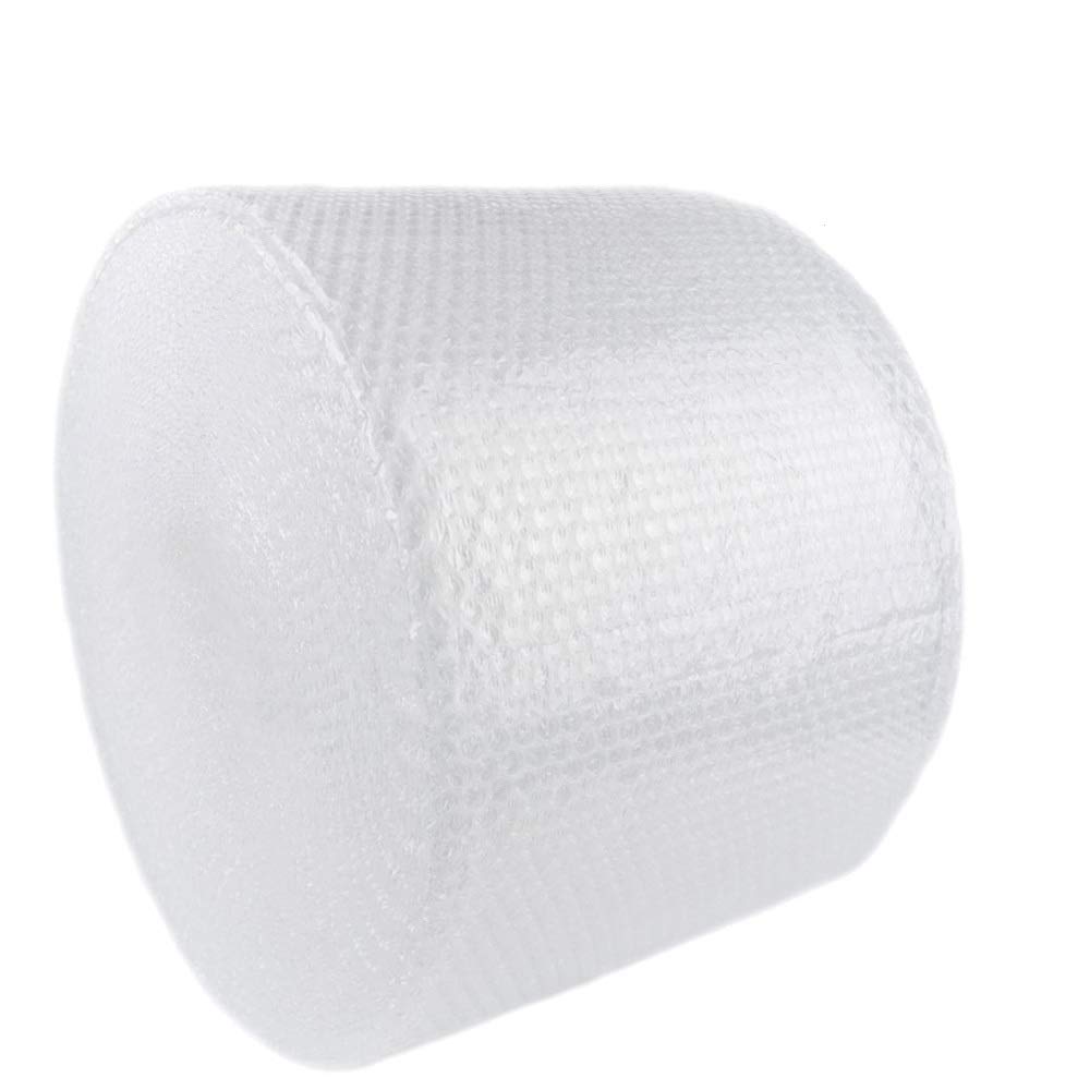 100 Foot Bubble Cushioning Wrap Roll 3/16" (SMALL) Bubbles, 12" Wide, Perforated Every 12" BASH Brand