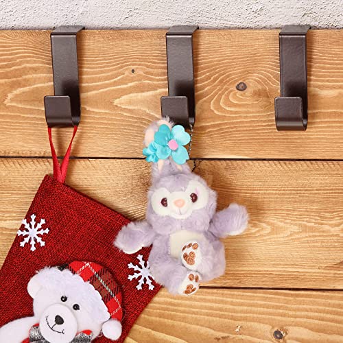 12 Pcs 1 3/8 1 3/4 inch Over The Cabinet Door Hooks Organizer Holder Over Door Z-Shaped Metal Hanger Hook Bathroom Organizer Rack Hanger for Clothes Towels Keys