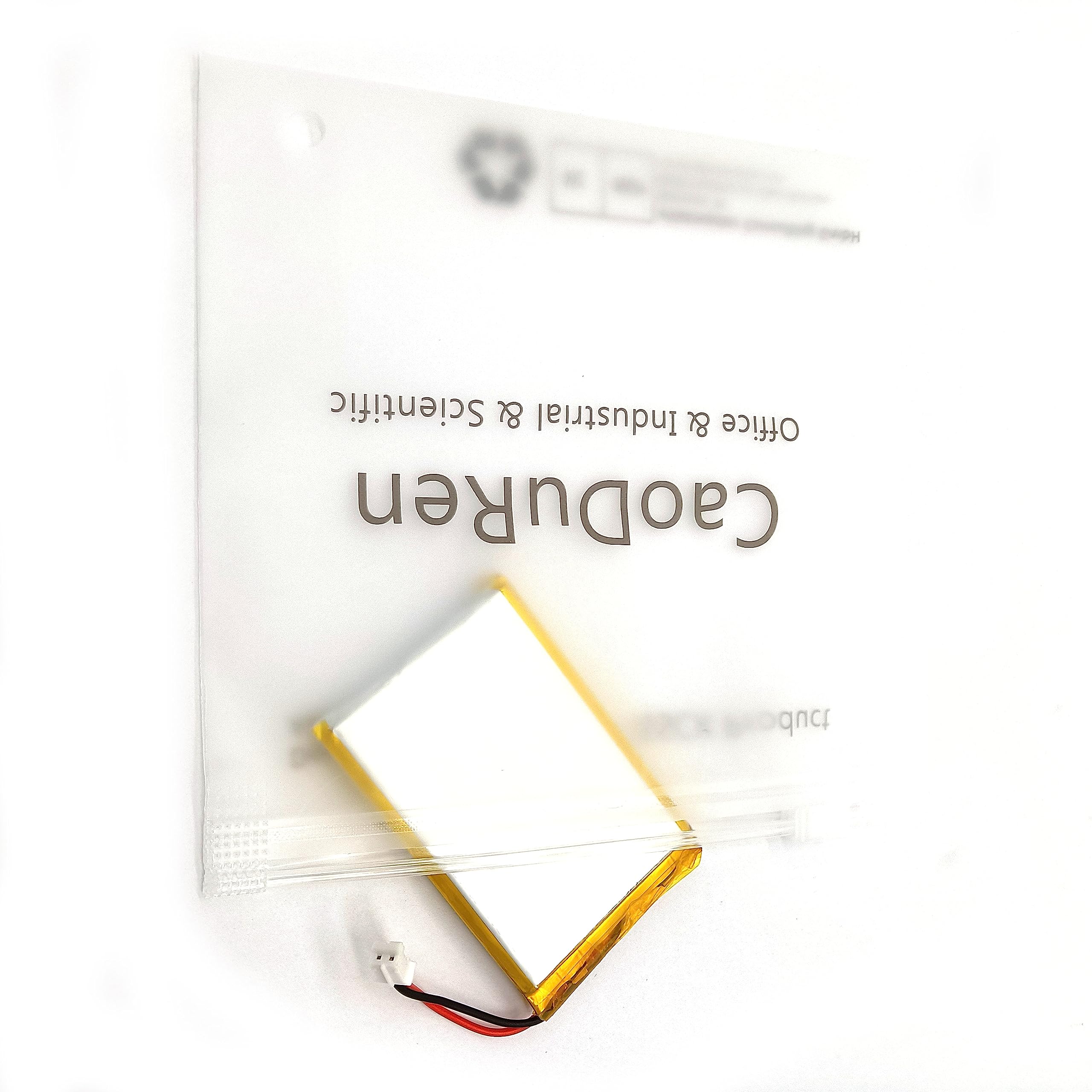 CaoDuRen MSDS Verified Part Number: 603035, Rechargeable 3.7V 600mAh Li Lipo Lithium Polymer Ion Battery Pack with 2 Pin 2.0mm JST Connector