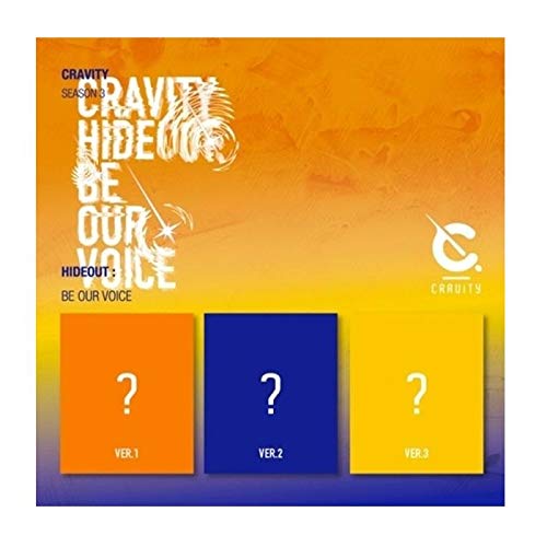 Cravity Season3. Hideout: Be Our Voice Version.2 CD+132p PhotoBook+1p Sticker+1p Polaroid+Tracking Kpop Sealed