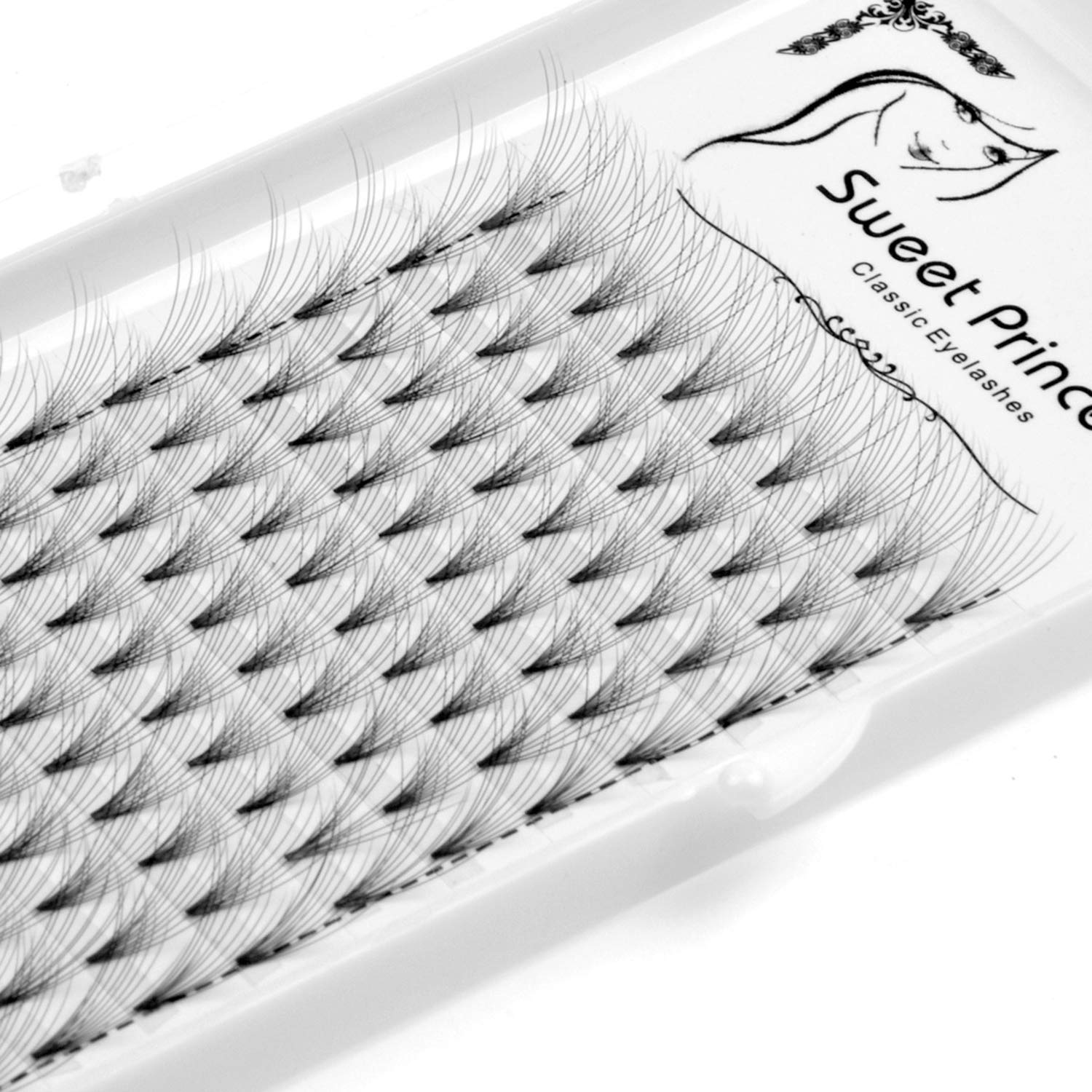 12rows,120pcs 10D Premade Volume Fans Eye Lashes Extensions Thickness 0.07mm D Curl Black Soft Individual False Eyelashes Makeup Fake Lashes Cluster 8-18mm to Choose (12MM)