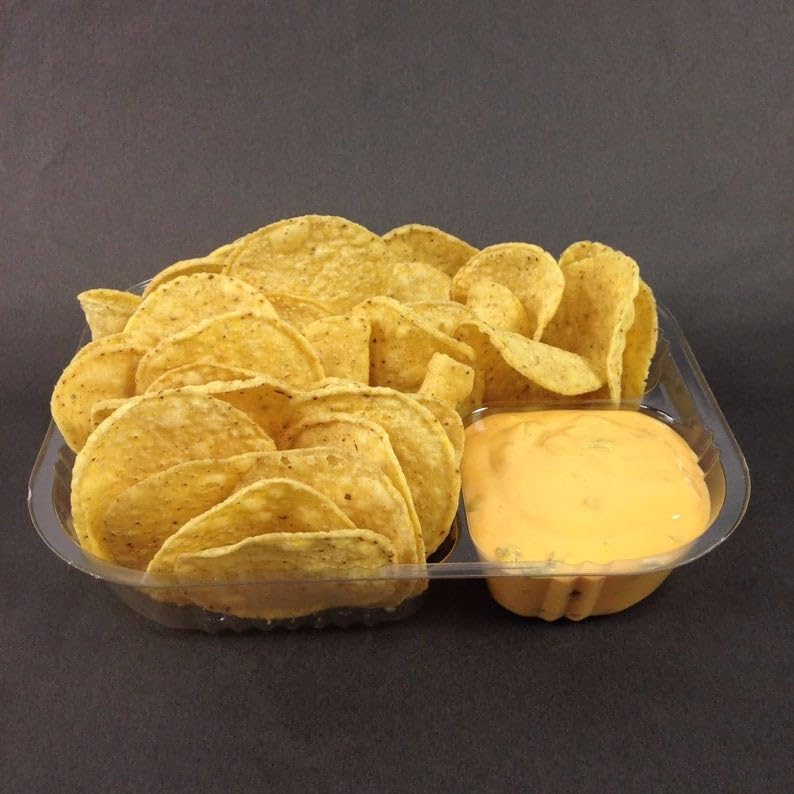 50 Plastic Nacho Trays Disposable | Large 6.5 X 5 β 20 oz Nacho Containers | Bulk Carnival Food Chips Container | 2 Compartment Concession Stand Trays | Clear Snack Bowls Plates Holder Party Supplies