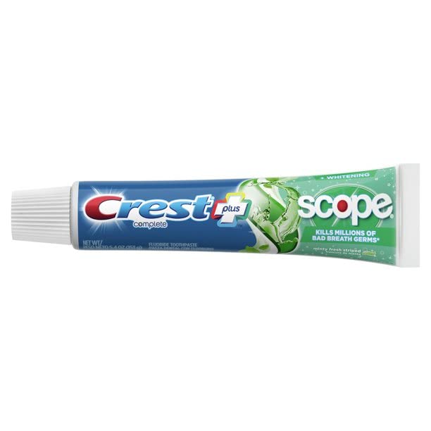 Crest Toothpaste Plus Scope Whitening Minty Fresh (Pack of 2)