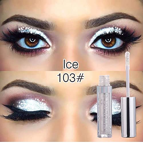 Corleone Glitter Eyeshadow, Shiny Liquid Eyeshadow Eyeliner, Long Lasting Quick-Drying Opaque Gel-Based Formula Creates High-Impact Multi-Dimensional Eye Shadow Set, Gift for Girls and Women (A9)