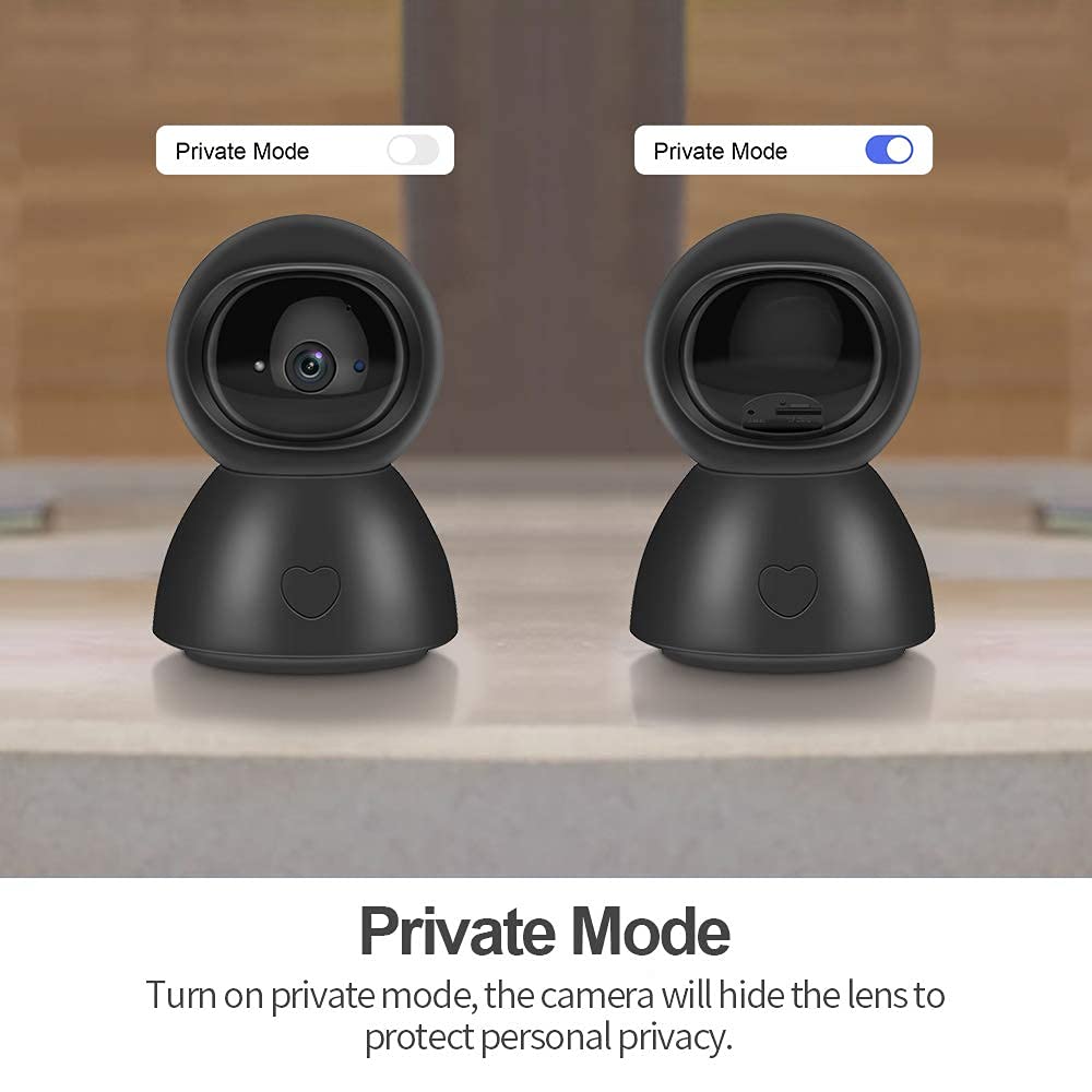 EVERSECU Pet Camera,2K Security Camera Indoor, 2.4G&5G WiFi, Dog Camera with Phone App,Home Camera for Baby/Elder with One-Touch Call, Night Vision, 2-Way Audio, AI Motion Detection