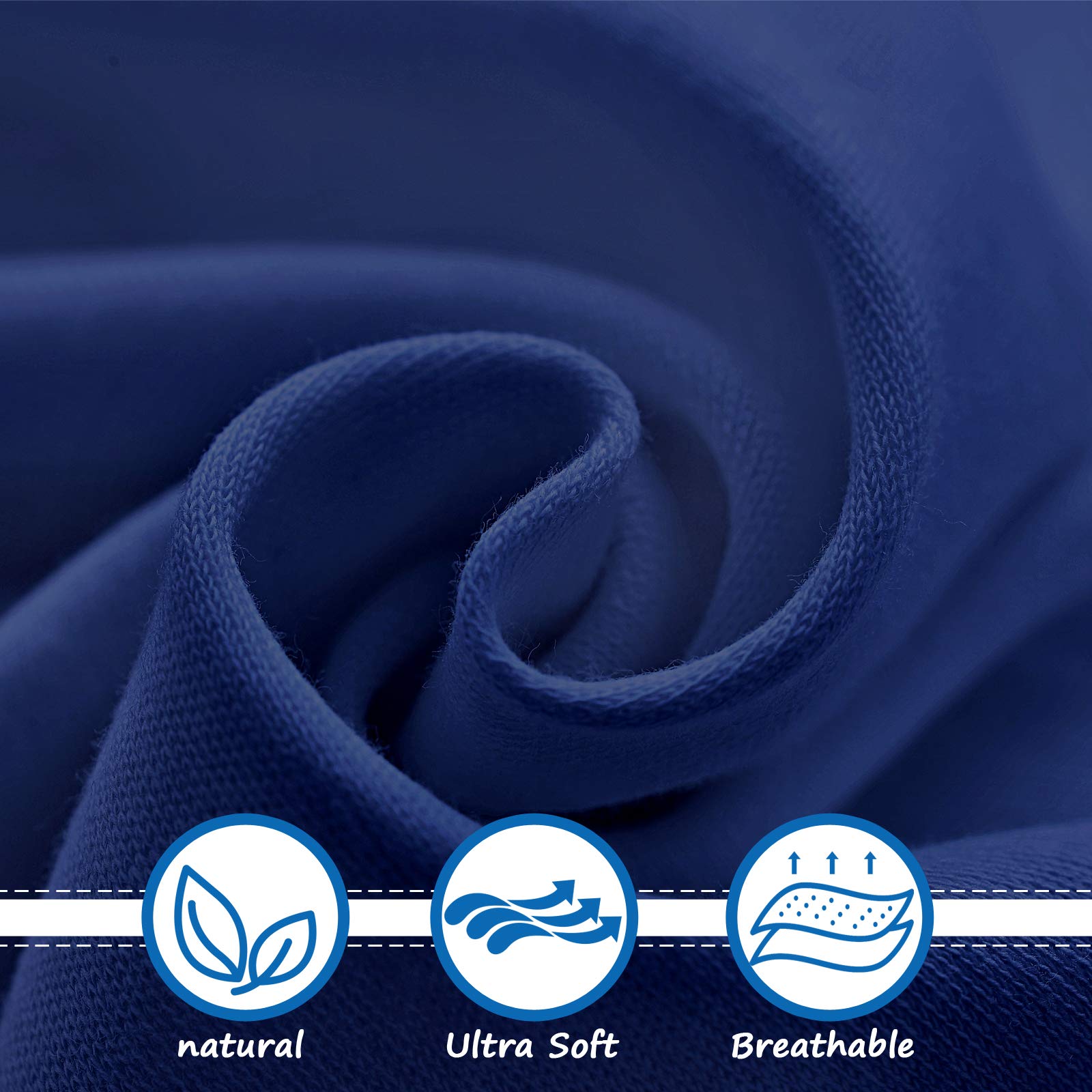 Crib Sheets for Boys,2 Pack Fitted Crib Sheet Set, Soft Microfiber Baby Sheets for Standard Crib and Toddler Mattresses, 28''x52'',Grey and Navy