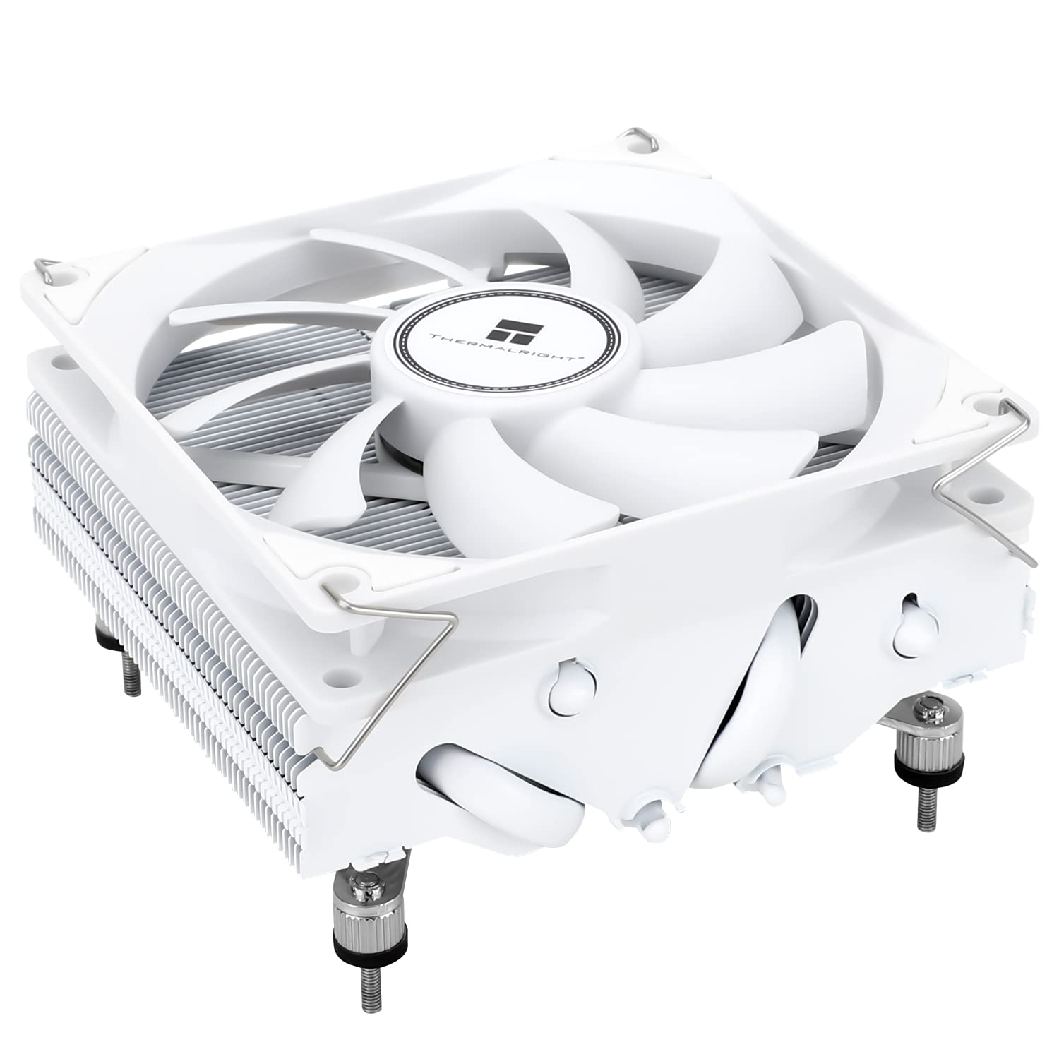Thermalright AXP90-X47 White Low Profile CPU Cooler, with 92mm TL-9015W Slim PWM Fan, ITX CPU Cooler, AGHP Technology, 47mm Height,for AMD AM4 AM5/Intel 1150/1151/1155/1156/1200(AXP90 X47 White)