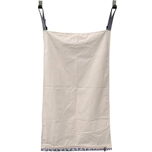 Amlrt Door Wall Hanging Laundry Hamper with Stainless Steel Hooks
